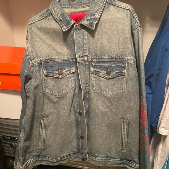 424 | Jackets & Coats | 424 Fairfax Denim Jacket Size Xl | Poshmark